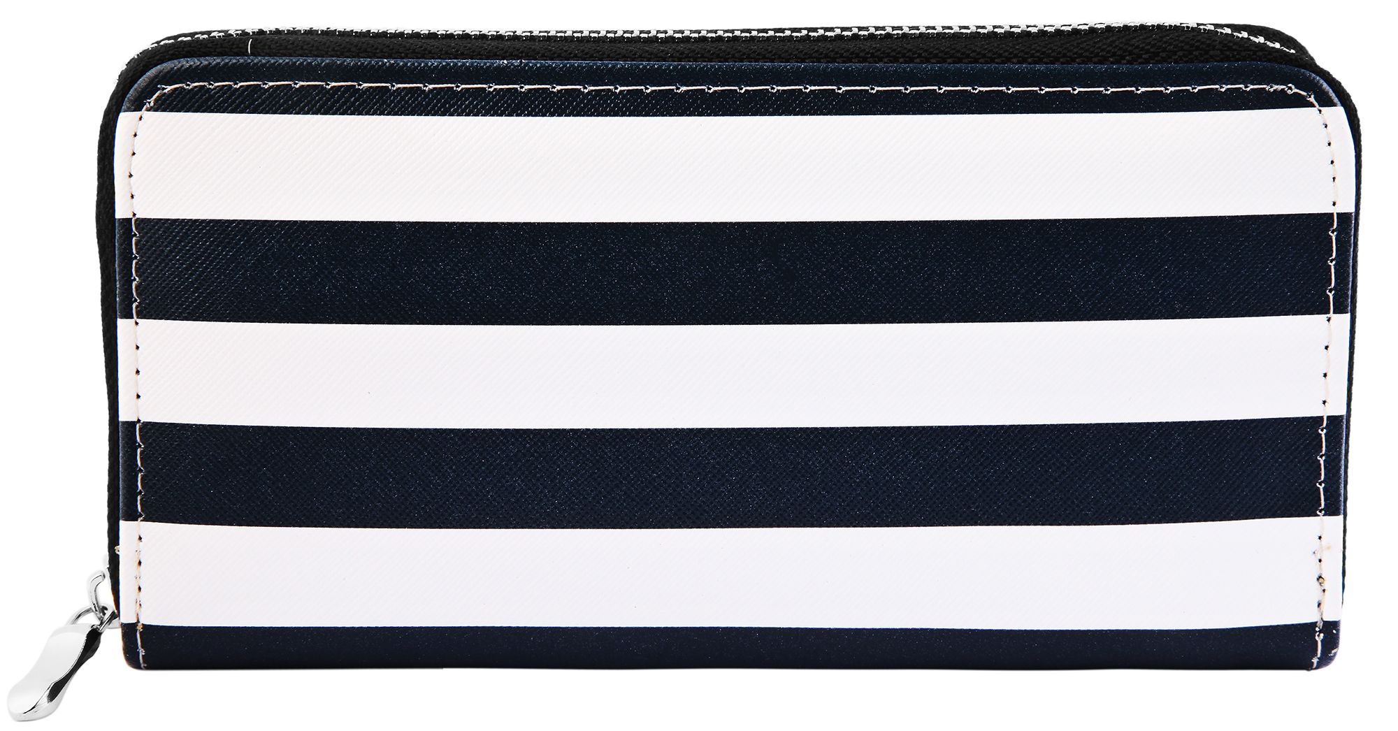 Cham Cham Geldbörse aus Lederimitat in weiß/blau. Format 19 x 10 cm in ...