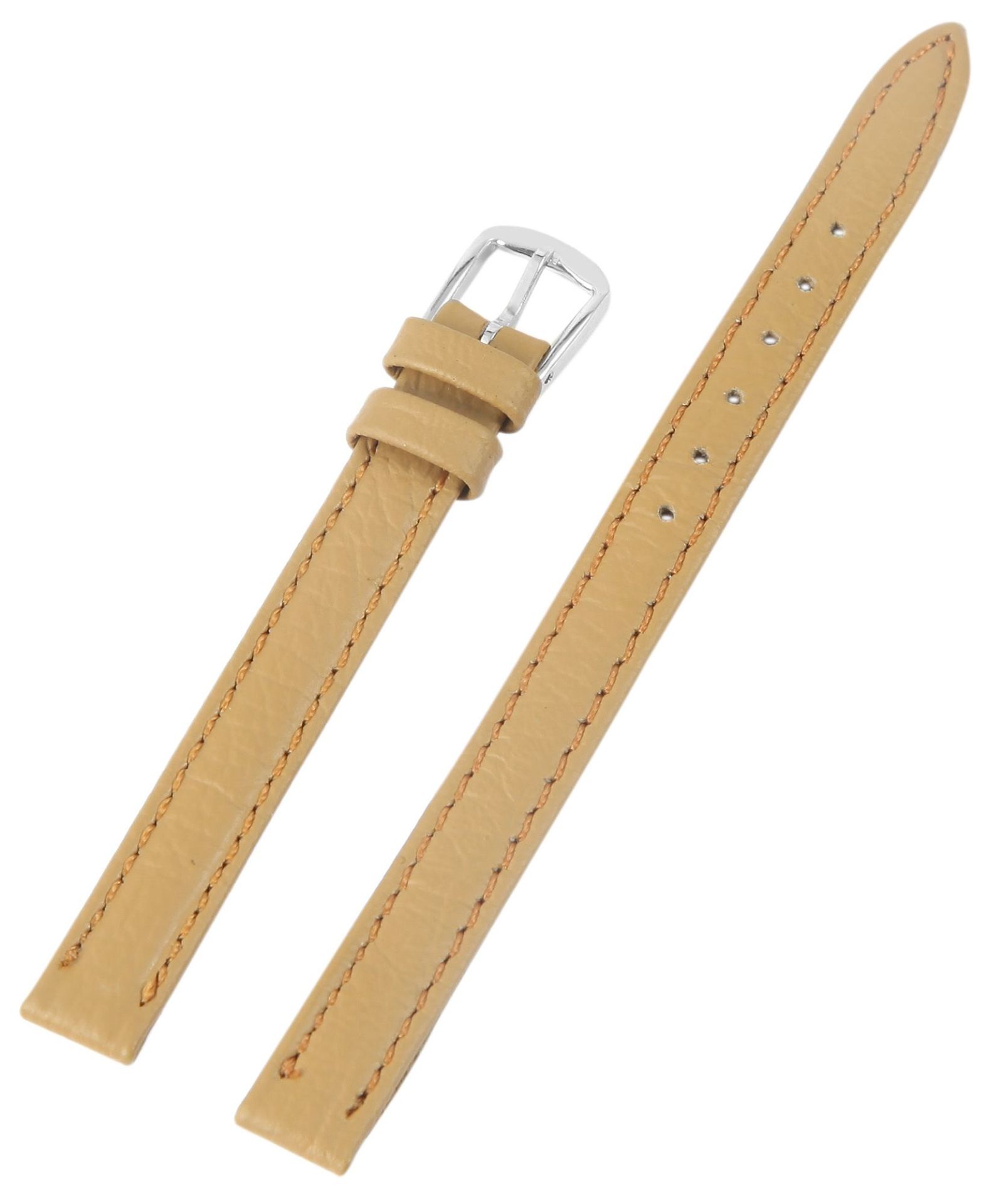 Basic Echtleder Armband in hellbraun, glatt, flach, 10 mm | 11 mm ...